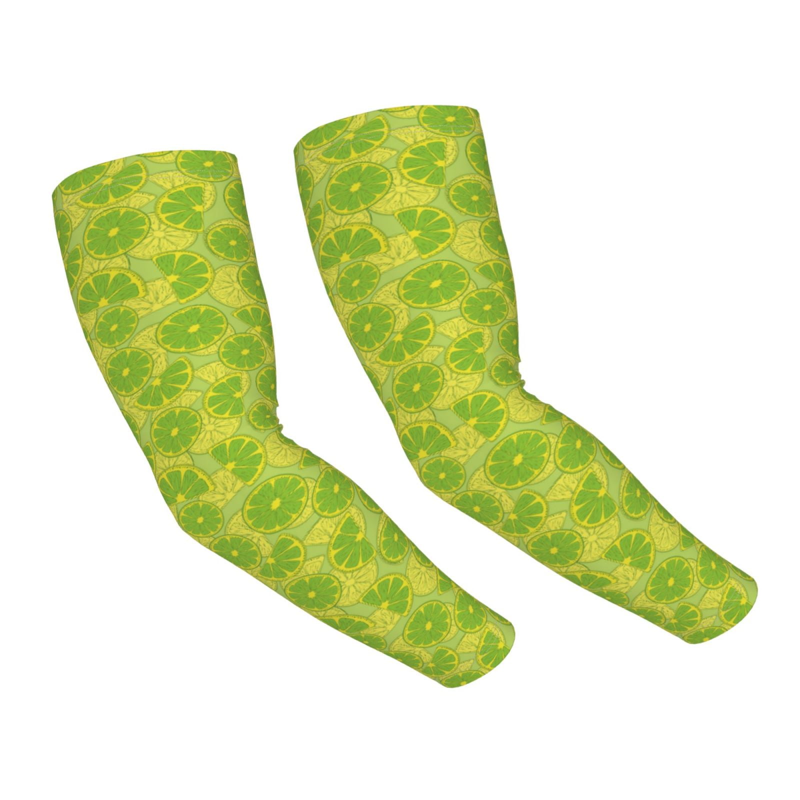 Arm Sleeves For Men/Women, Cute Limes Kelly Green Sun Protection ...