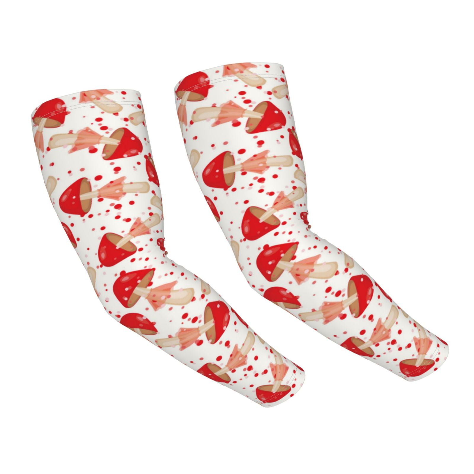 Arm Sleeves For Men/Women, Cute Mushroom Sun Protection Cooling Sports ...