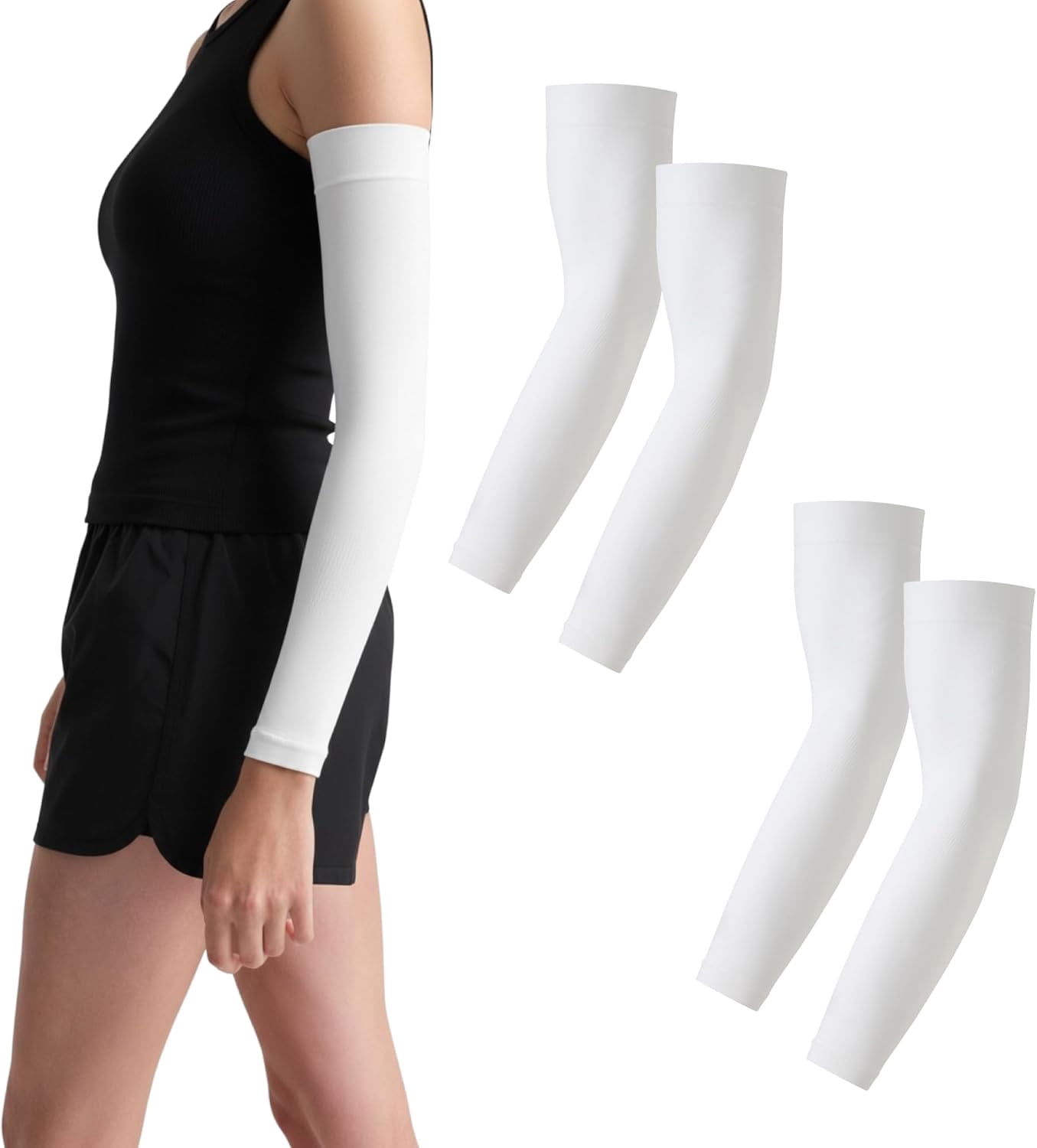 Arm Sleeves, UPF UV Protection Cooling Compression Arm Sleeves for Men ...