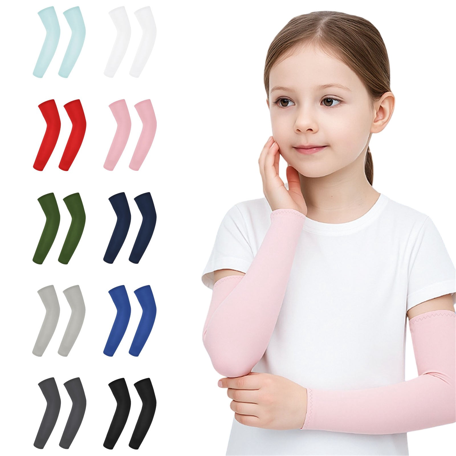 Arm Sleeves for Kids,UV Sun Protection Cooling Arm Sleeves for Youth ...