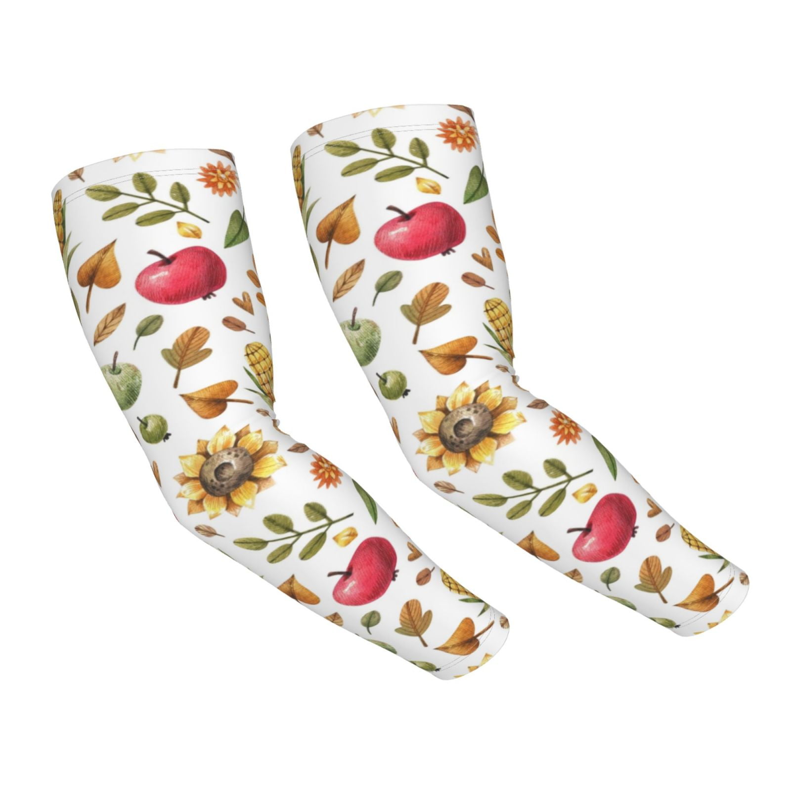 Arm Sleeves for Men/Women, Fall Fruits And Vegetables Sun Protection ...