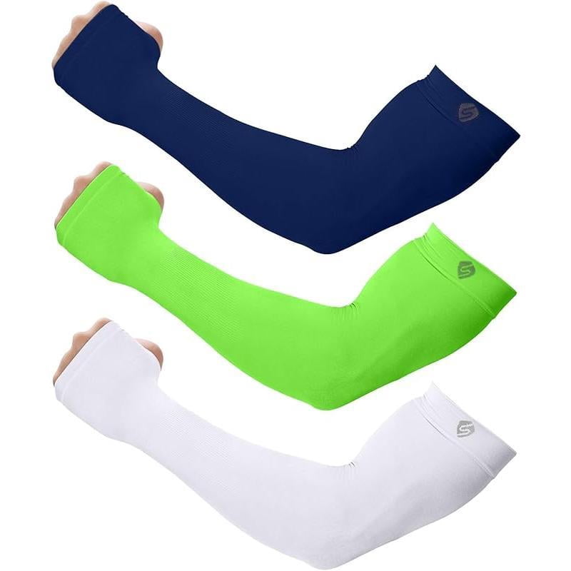 Arm Sleeves for Men Women UV Sun Protection Compression Warmer Cover ...