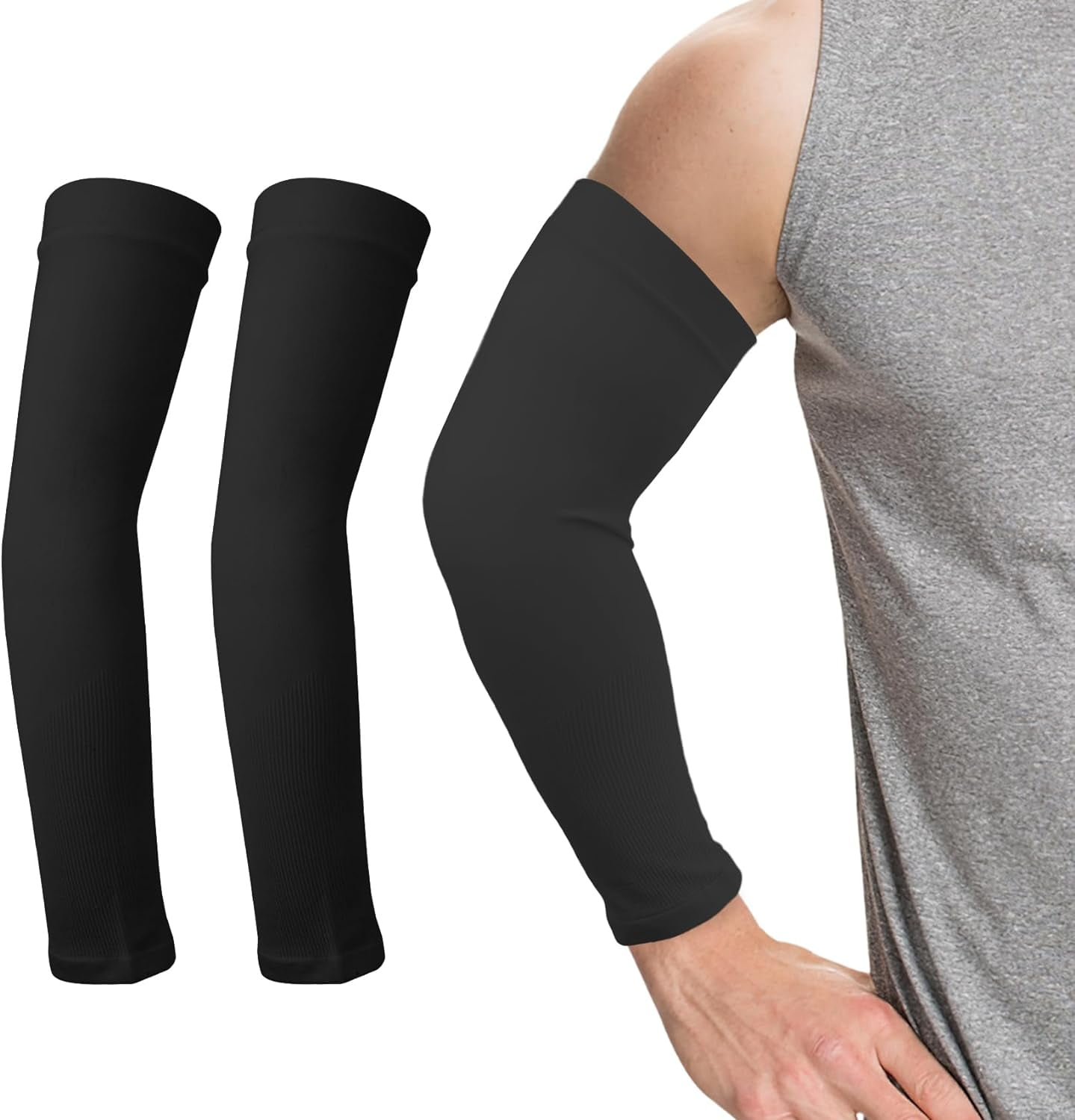 Arm Sleeves for Men Women for Sun Protection, Tattoo Cover Up Sleeves ...