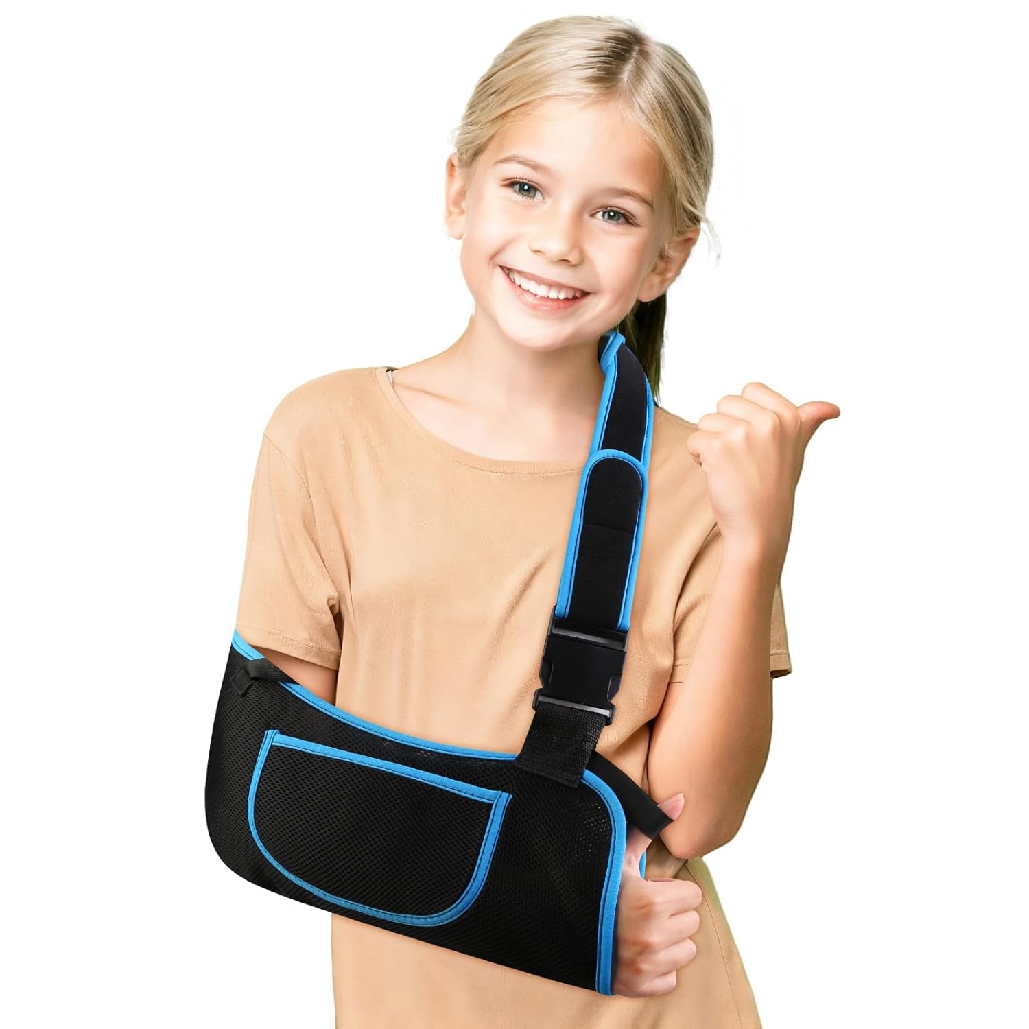 Arm Sling Shoulder Immobilizer for Men and Women, Adjustable Rotator ...