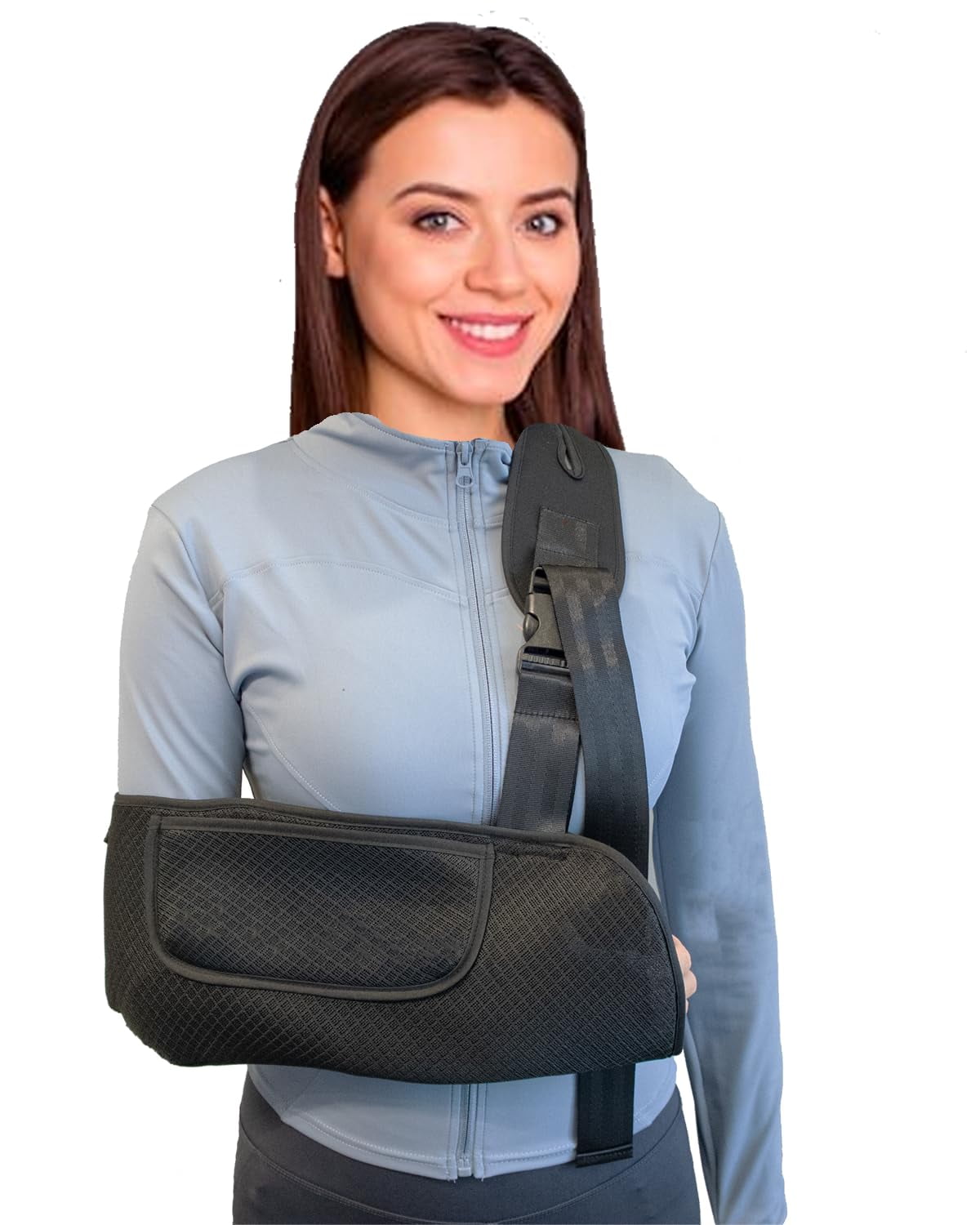 Arm Sling, Upgraded Straps, Ultimate Comfort, Convenient Pocket, Arm ...