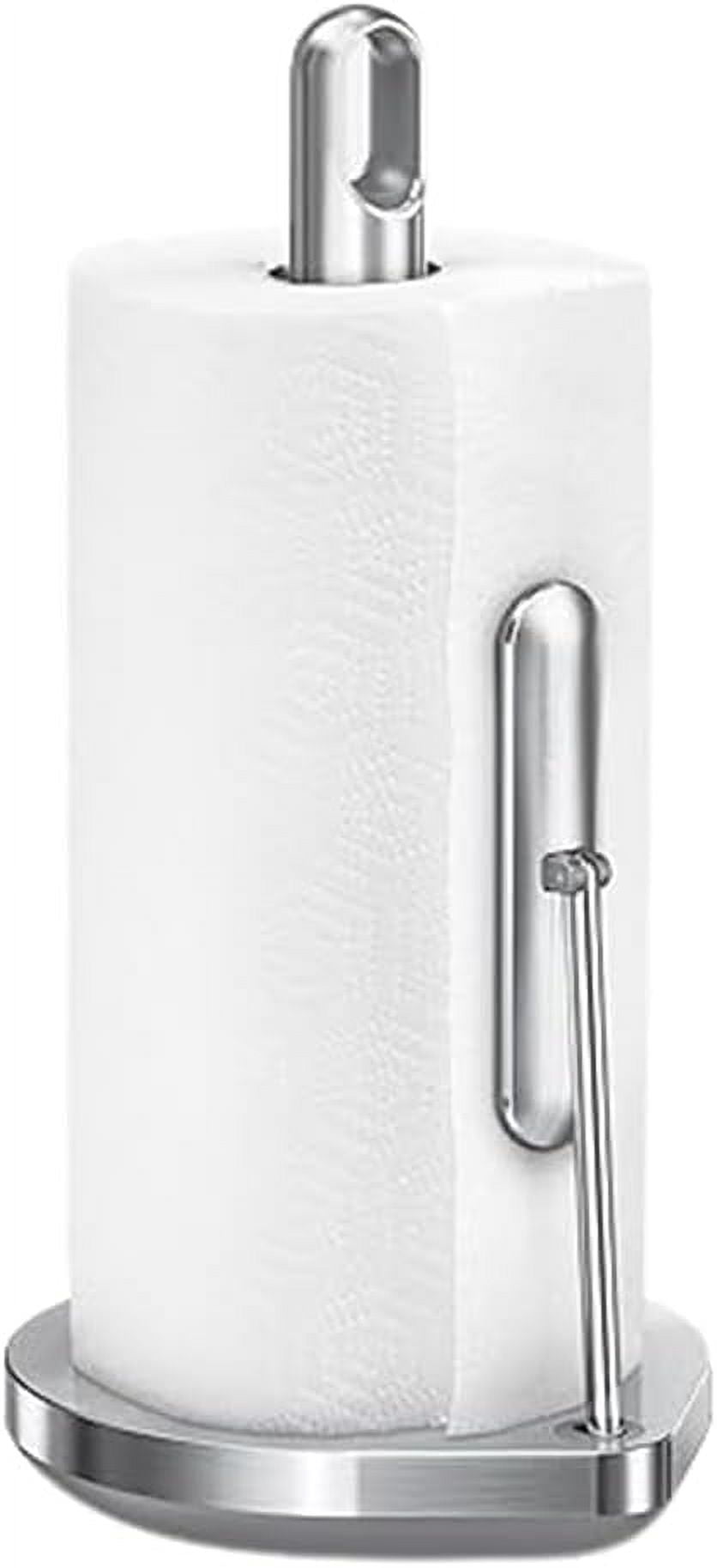 Arm Standing Paper Towel Holder, Heavy-Duty, Easy One-Handed Tear ...