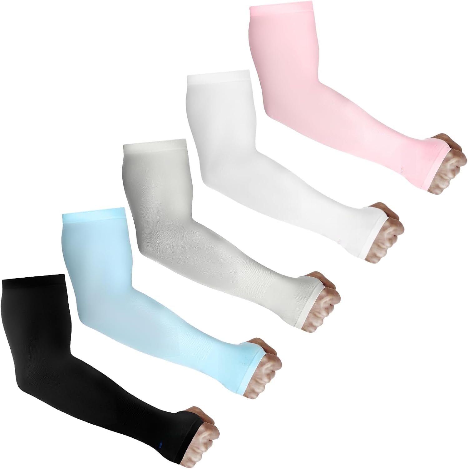 Arm Sun Sleeves Compression UV Protection Cooling for Men Women Summer ...