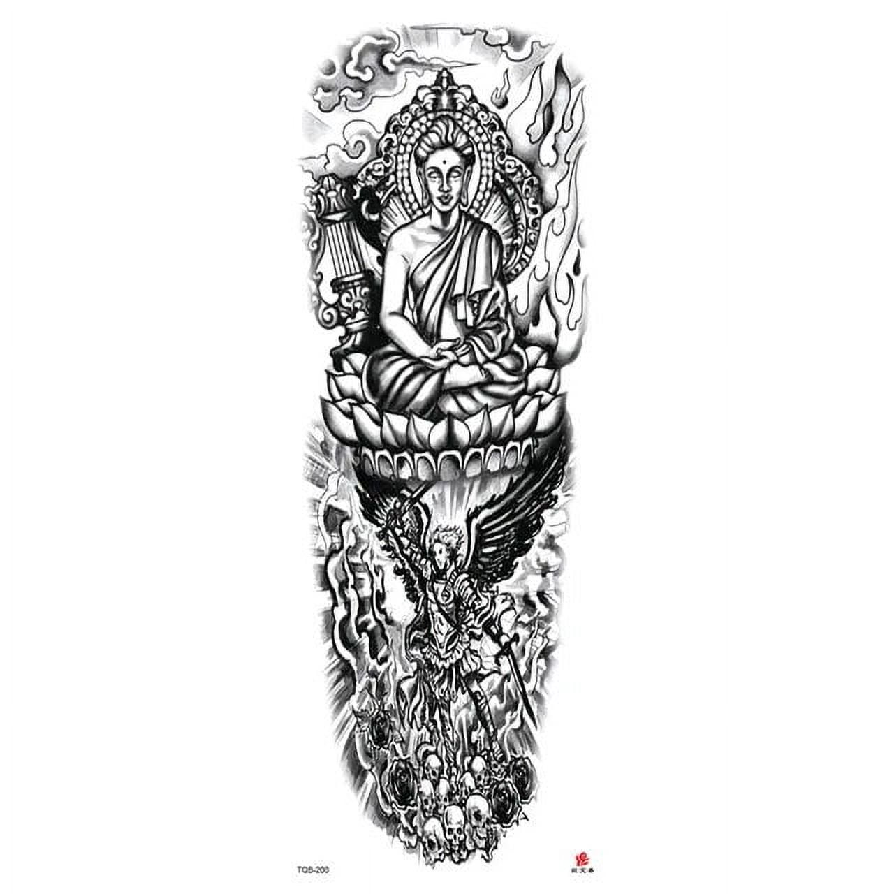 Arm Tattoo Stickers Waterproof Temporary Tattoo Stickers Large Arm ...