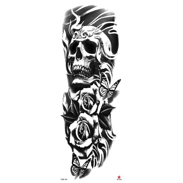 Arm Tattoo Stickers Waterproof Temporary Tattoo Stickers Large Arm ...