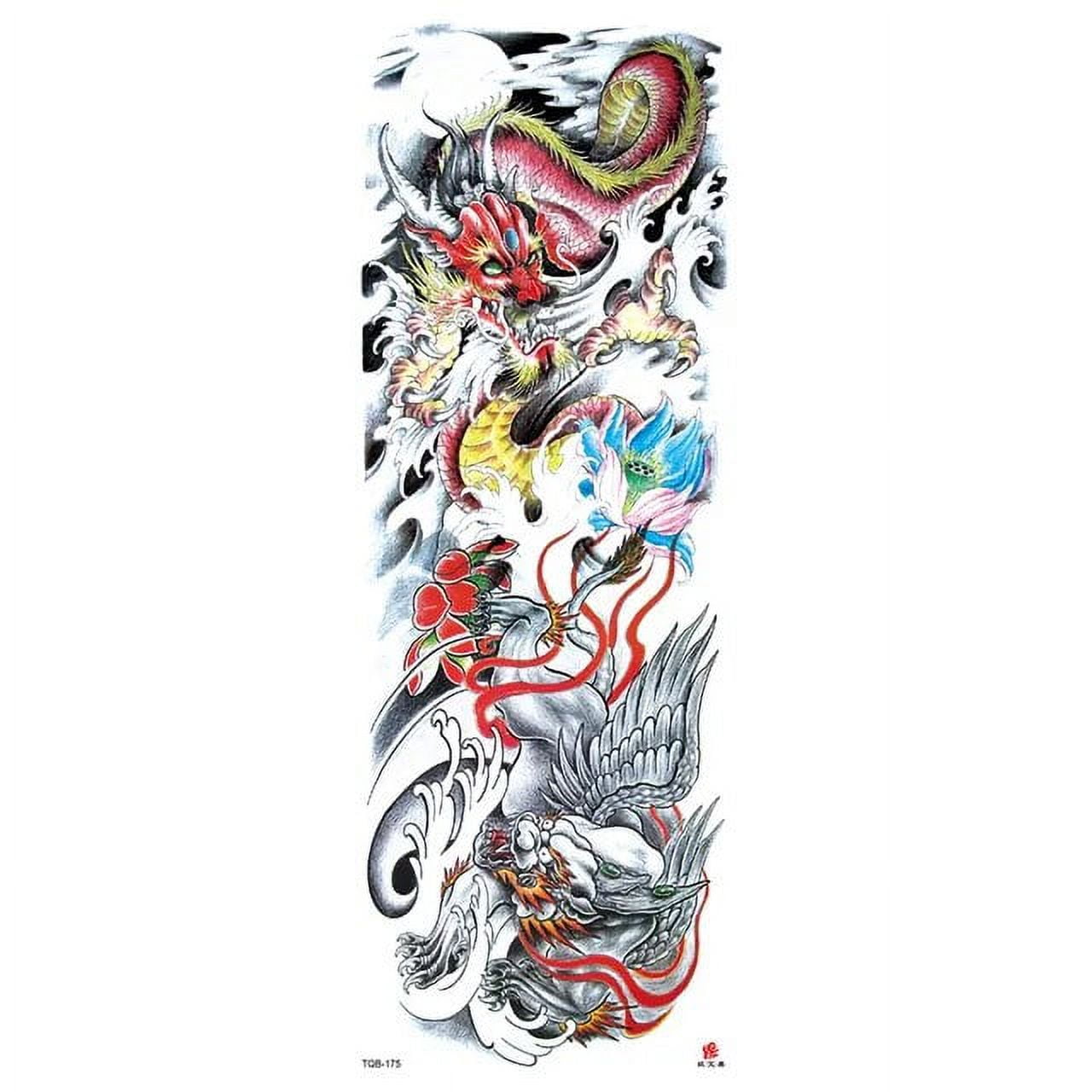 Arm Tattoo Stickers Waterproof Temporary Tattoo Stickers Large Arm ...