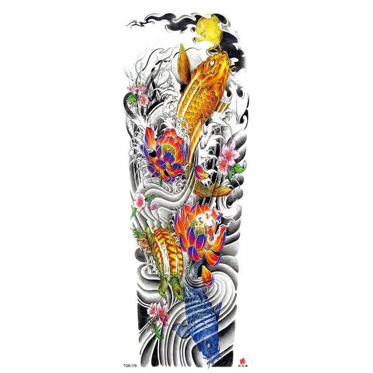 Arm Tattoo Stickers Waterproof Temporary Tattoo Stickers Large Arm ...