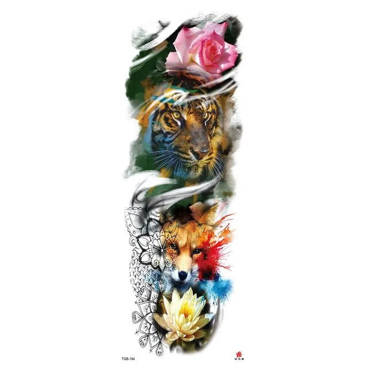 Arm Tattoo Stickers Waterproof Temporary Tattoo Stickers Large Arm ...
