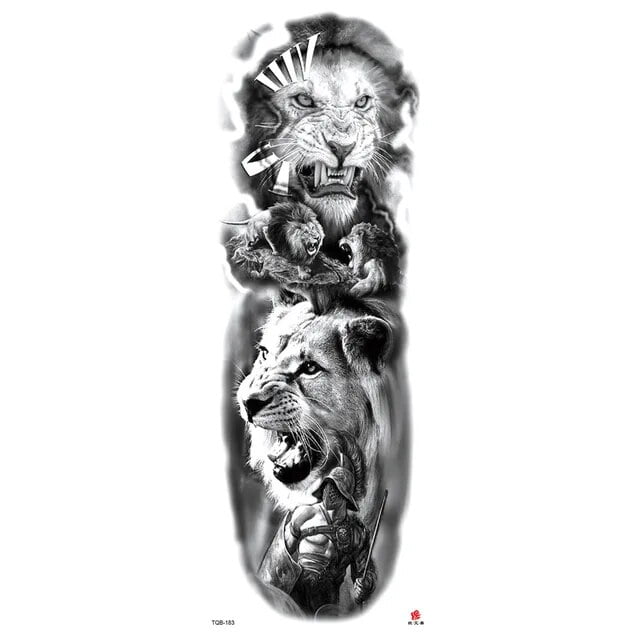 Arm Tattoo Stickers Waterproof Temporary Tattoo Stickers Large Arm ...