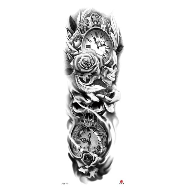 Arm Tattoo Stickers Waterproof Temporary Tattoo Stickers Large Arm ...