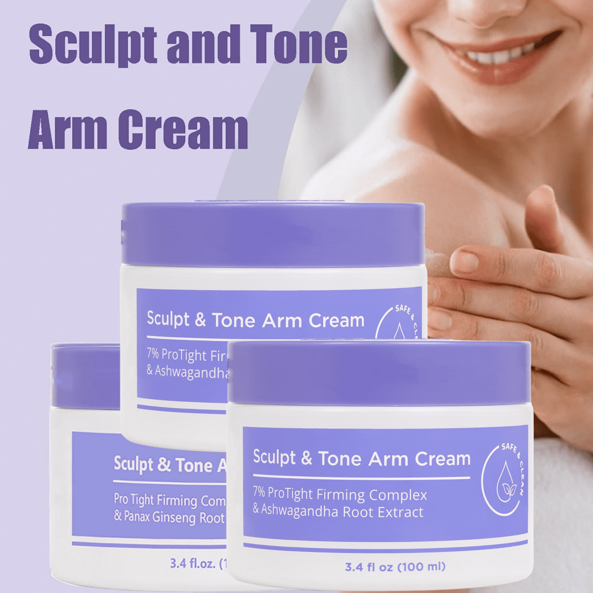 Arm Tightening Cream 100ml - Sculpt & Tone Formula with Lifting ...