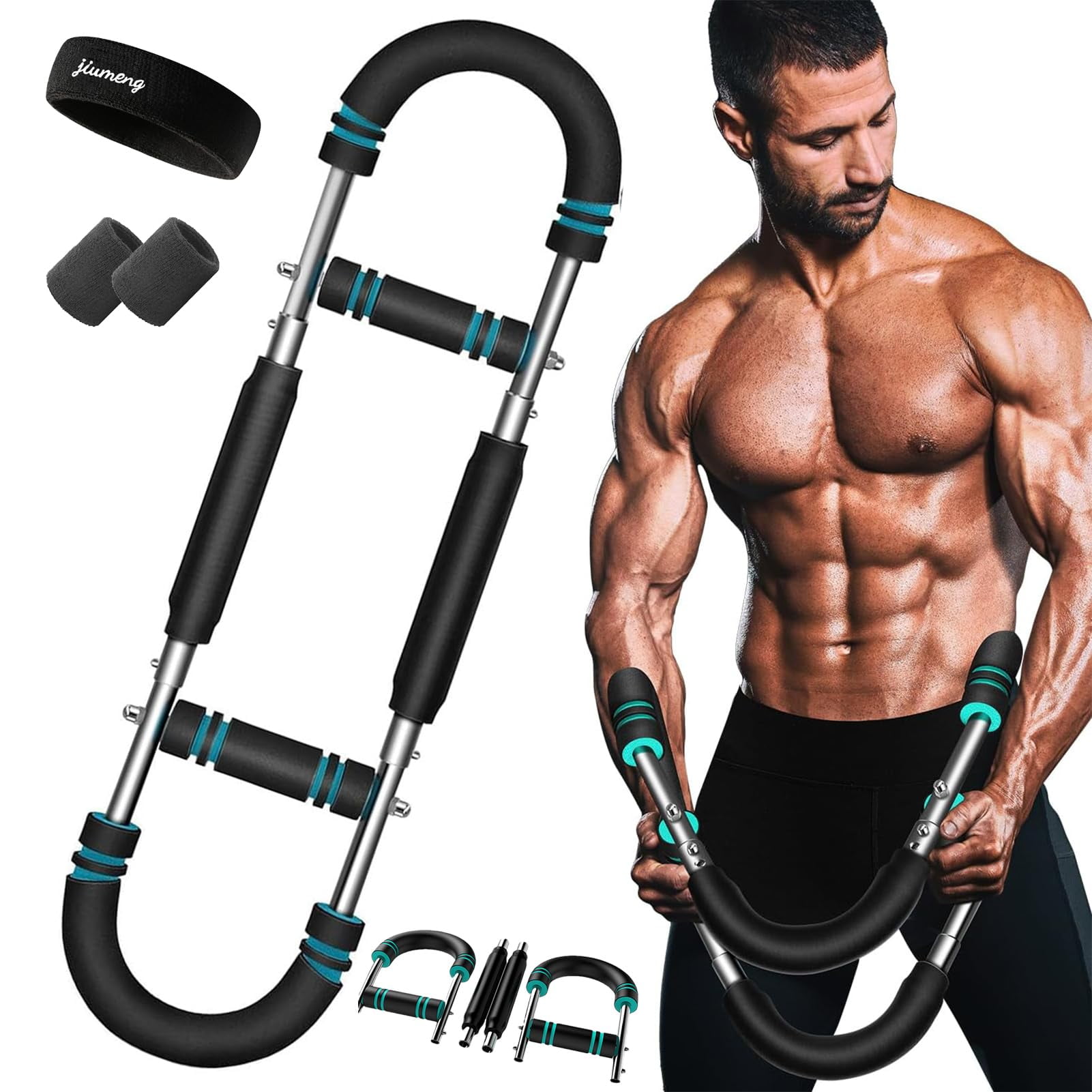 Arm Trainer, Adjustable Resistance Portable Home Gym Equipment for ...