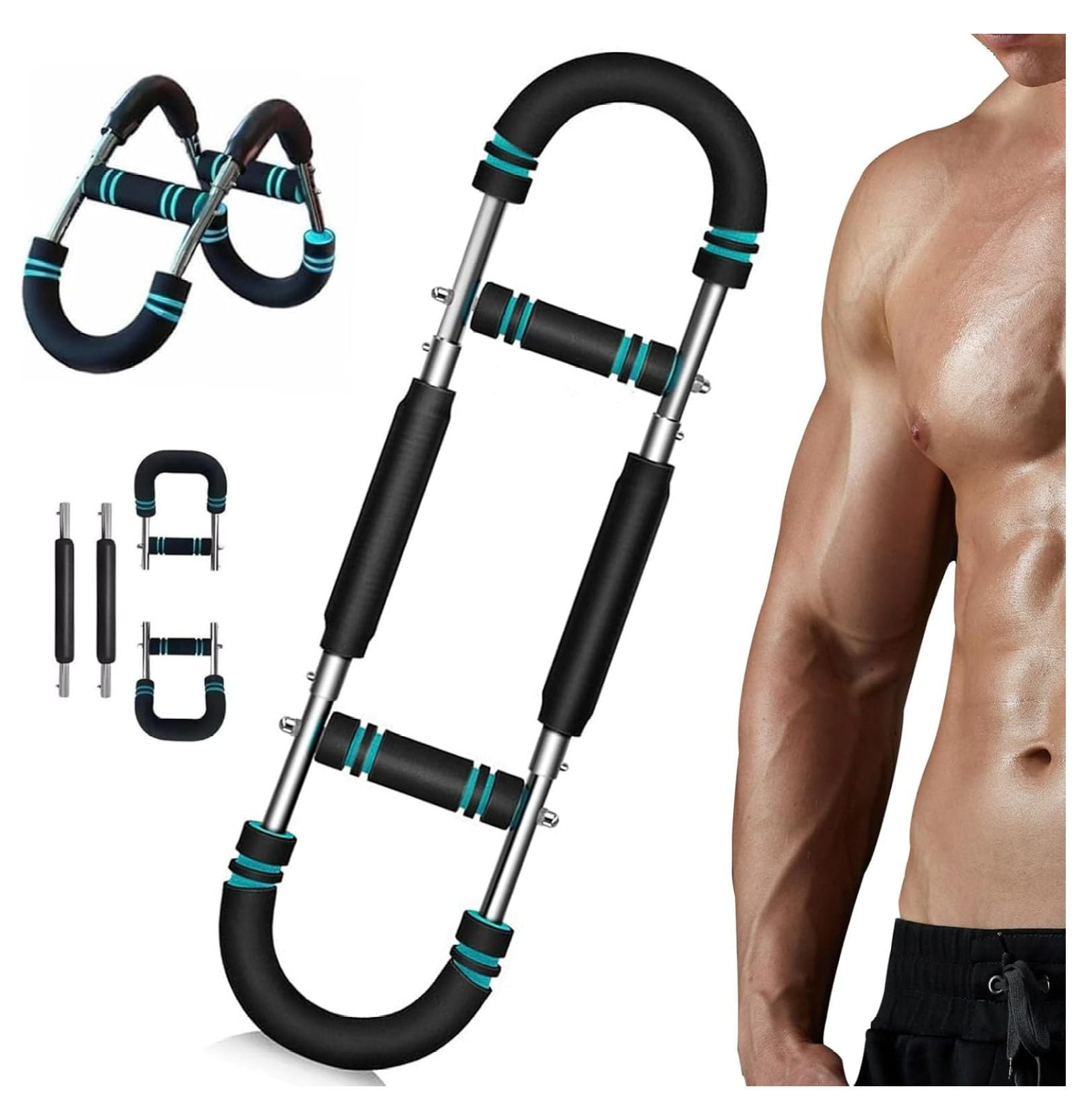 Arm Trainer for Men - Adjustable 40-100lb Chest Workout Equipment ...