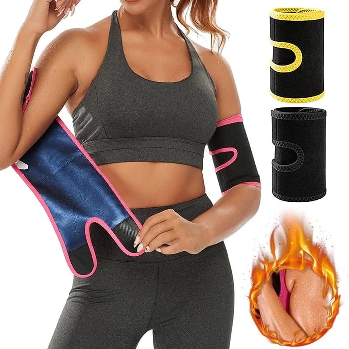 Arm Trimmers Sauna Sweat Bands - Arm Slimmer Trainer Anti Cellulite ...