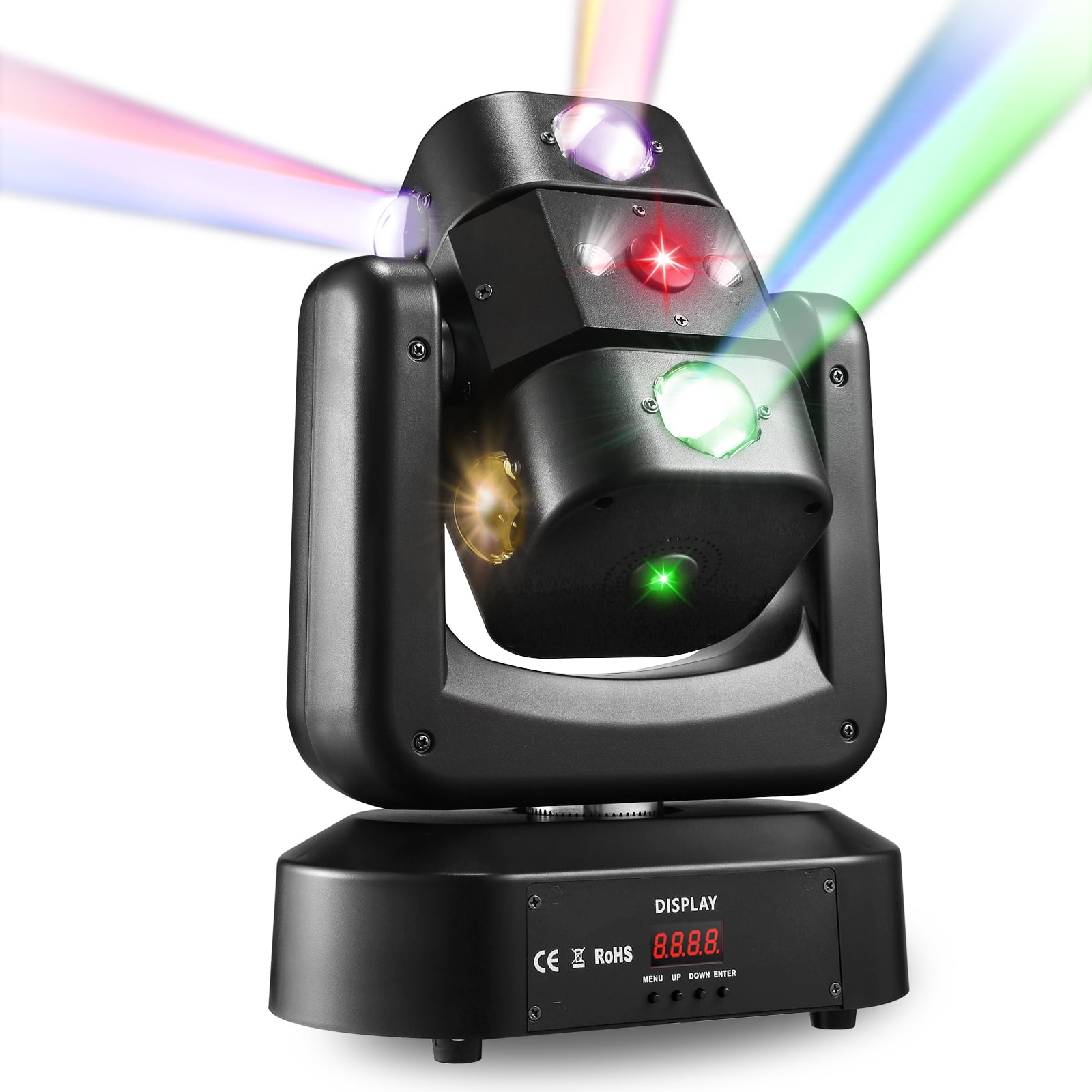 Arm Wind Turbine DMX512 Moving Head Light Sound Activated DJ Lights ...