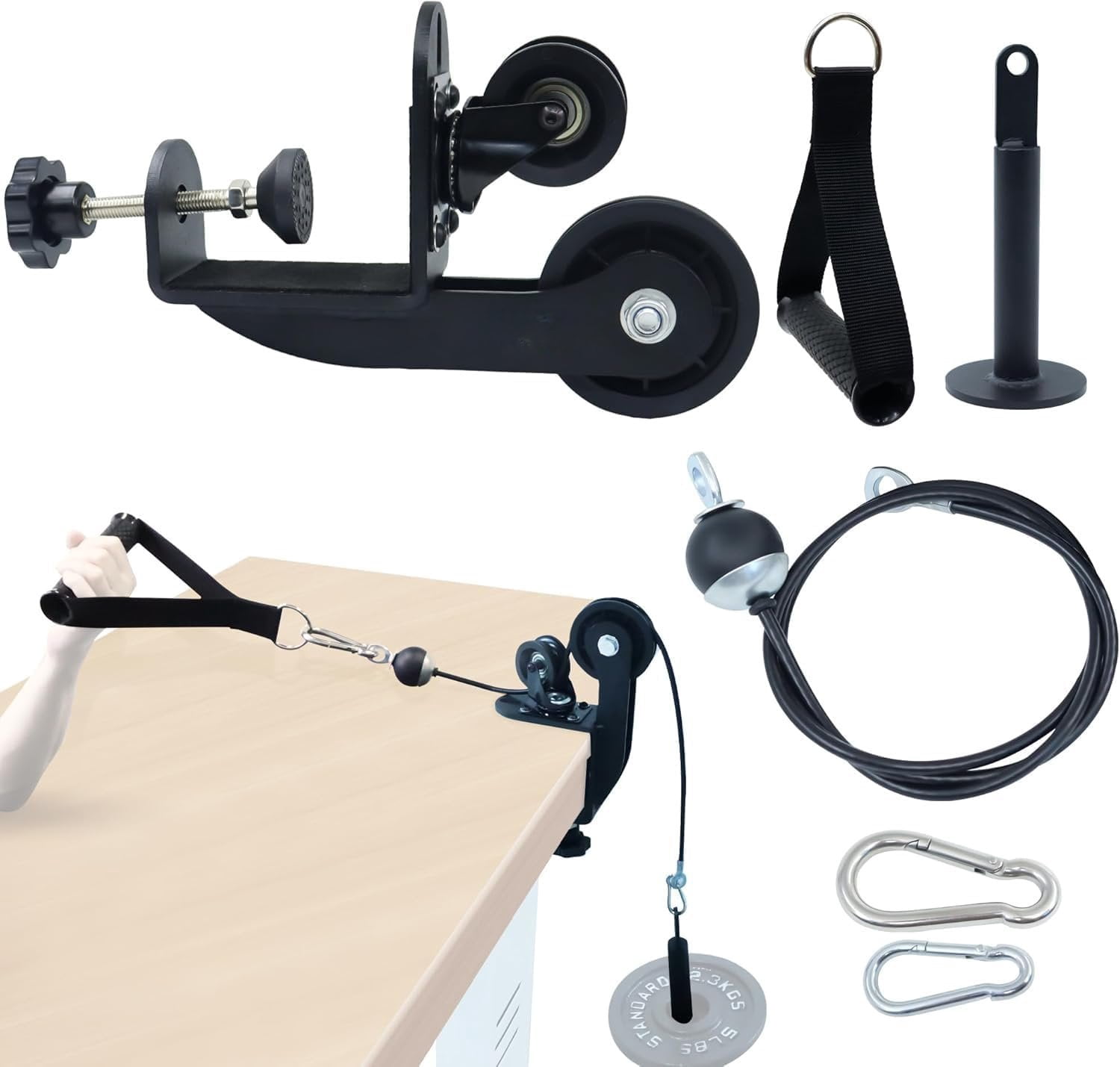 Arm Wrestling Equipment, Arm Wrestling Table Pulley System, Fitness ...