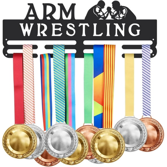 Arm Wrestling Medal Display Hanger Arm Wrestling Medal Holder with 8 ...