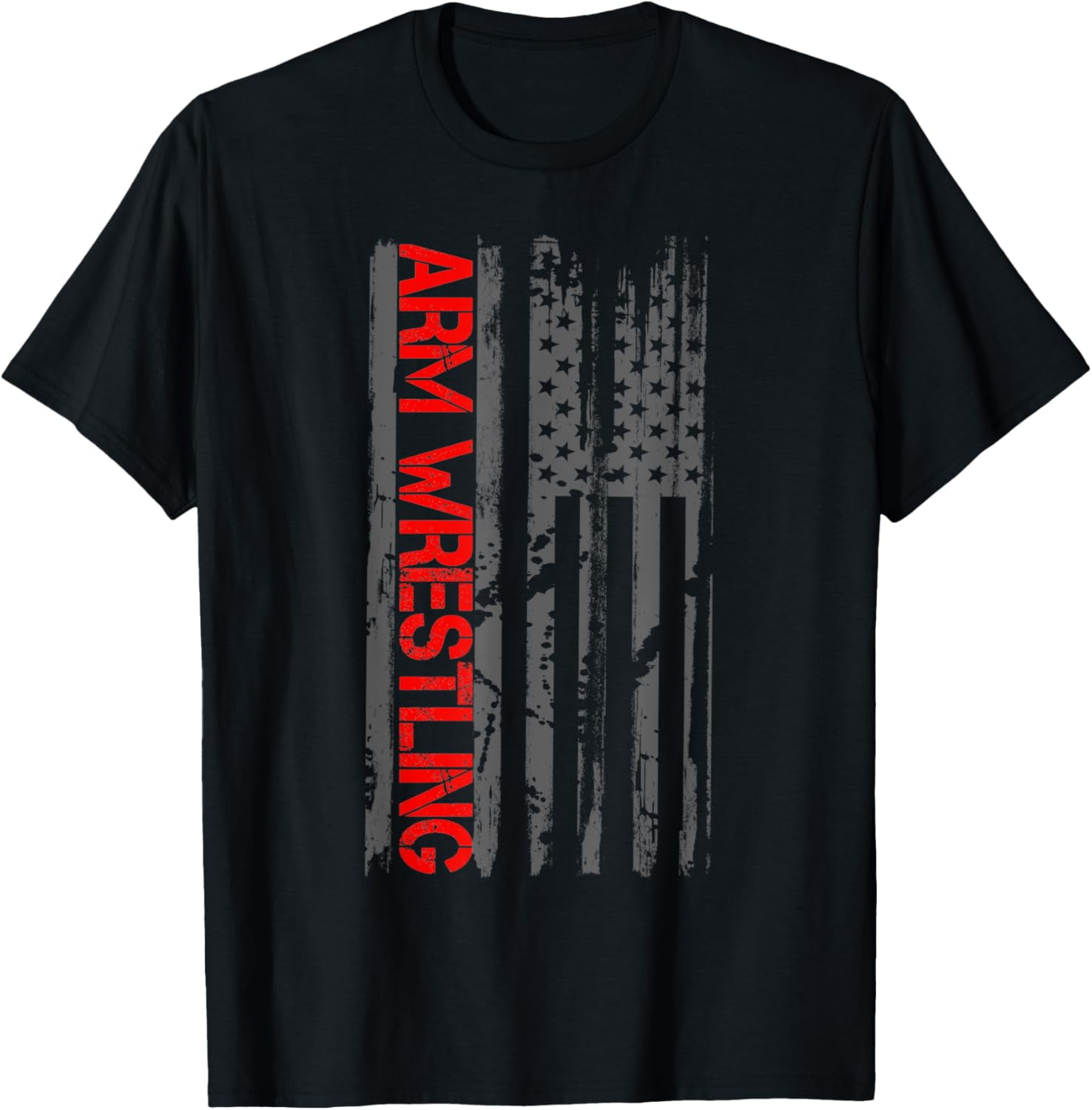 Arm Wrestling Patriotic American Flag T-Shirt - Walmart.com