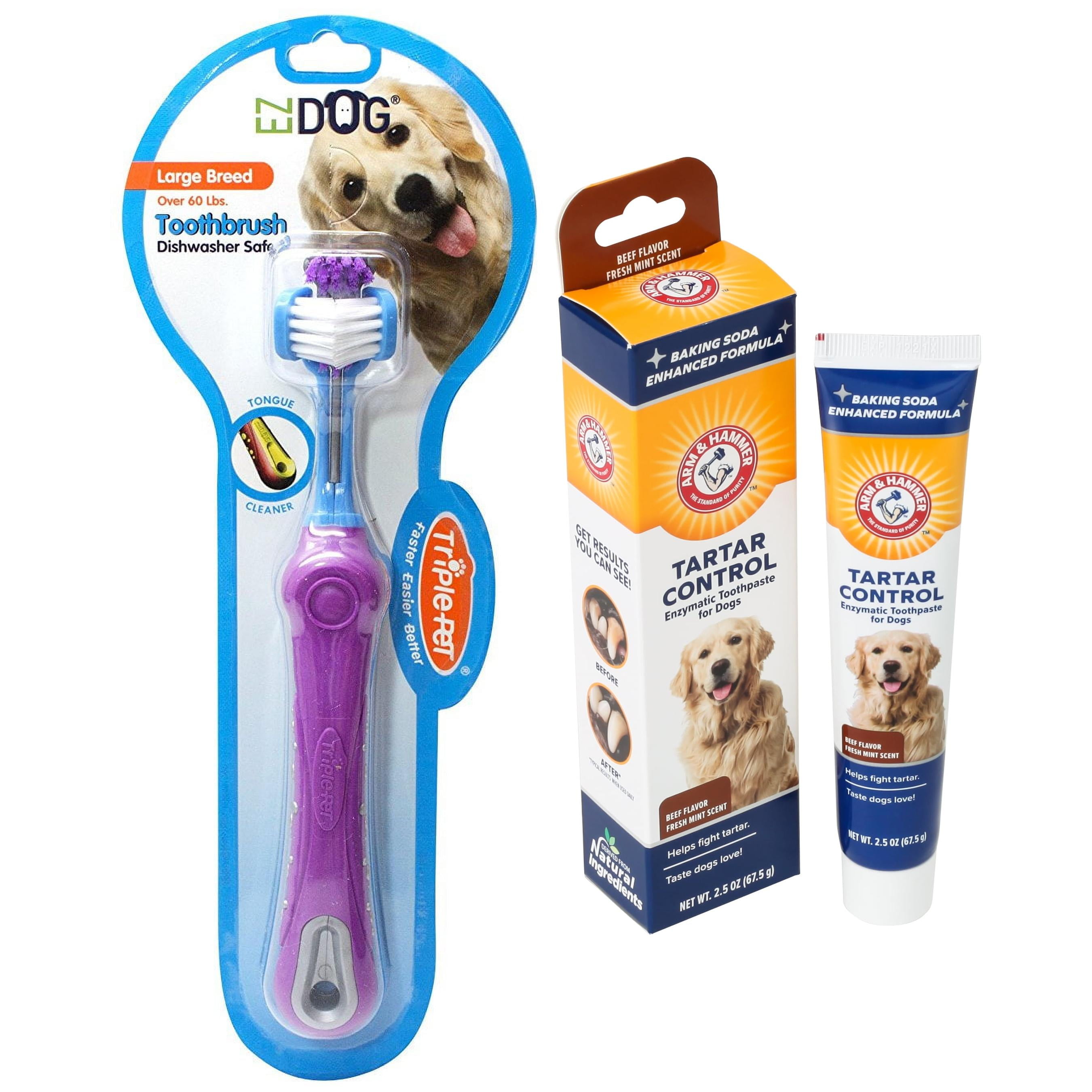 Arm & hammer advanced care enzymatic toothpaste for dogs, beef flavor ...