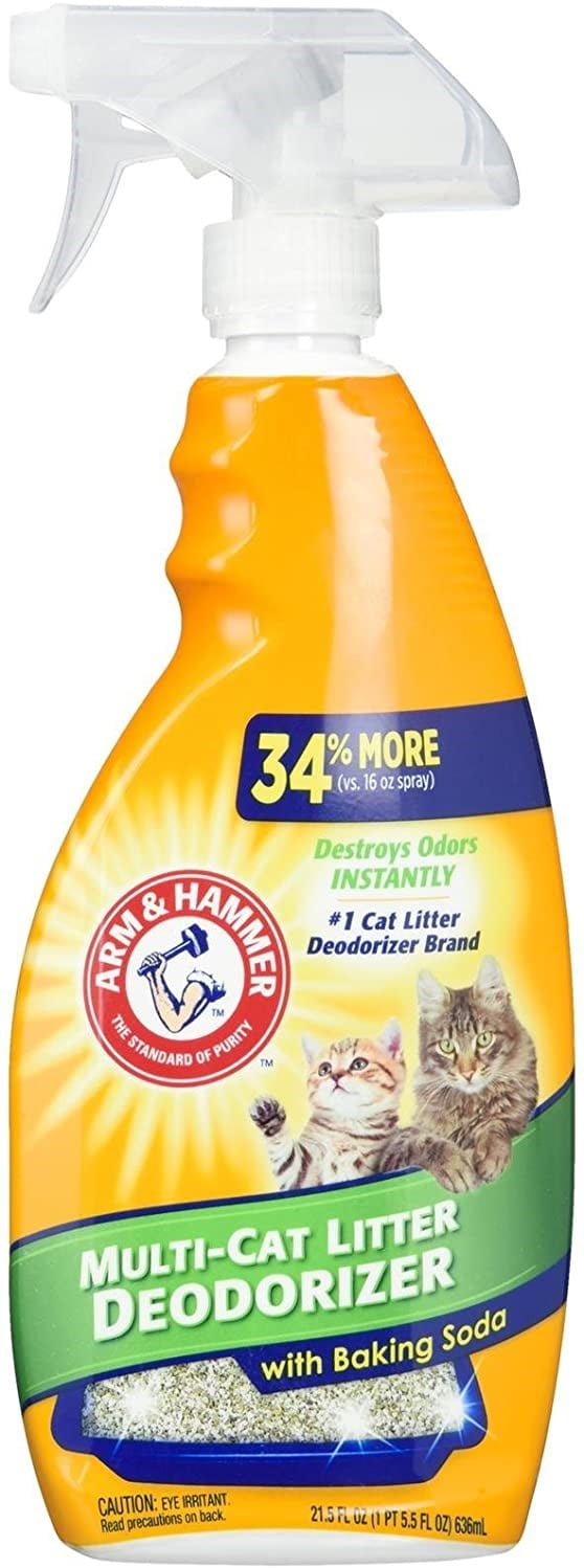 Arm and Hammer Cat Litter Deodorizer Spray, 21.5 oz (Pack of 3 ...