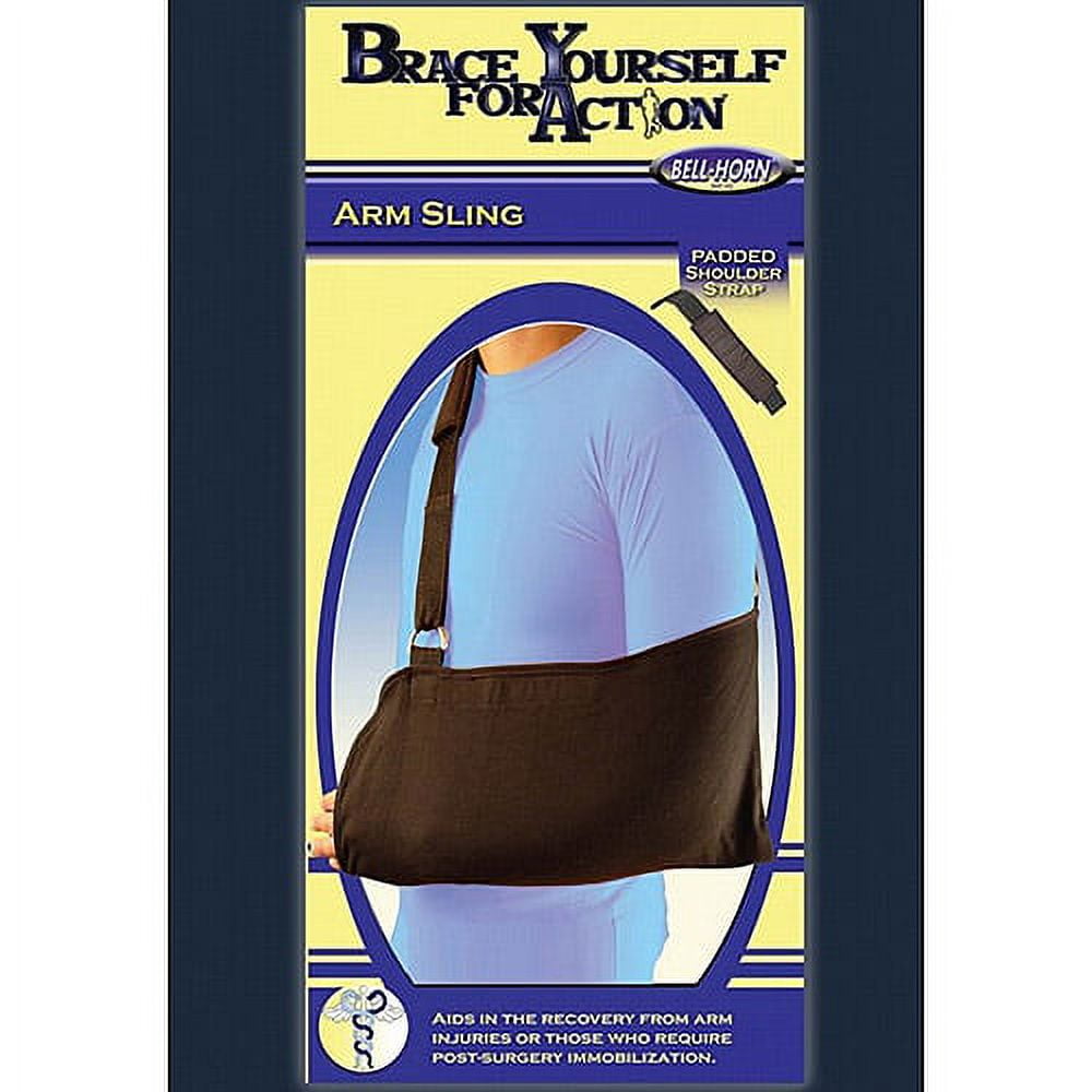 DJO Bell-Horn Arm Sling Black Universal HSA/FSA Eligible - Walmart.com