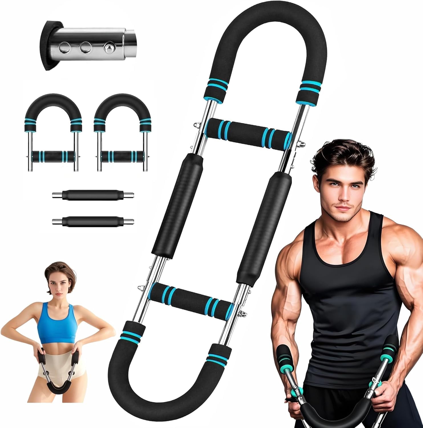 22 To 440 Lbs Resistance Trainer Yes4All U-Shape Twister Arm Exerciser ...