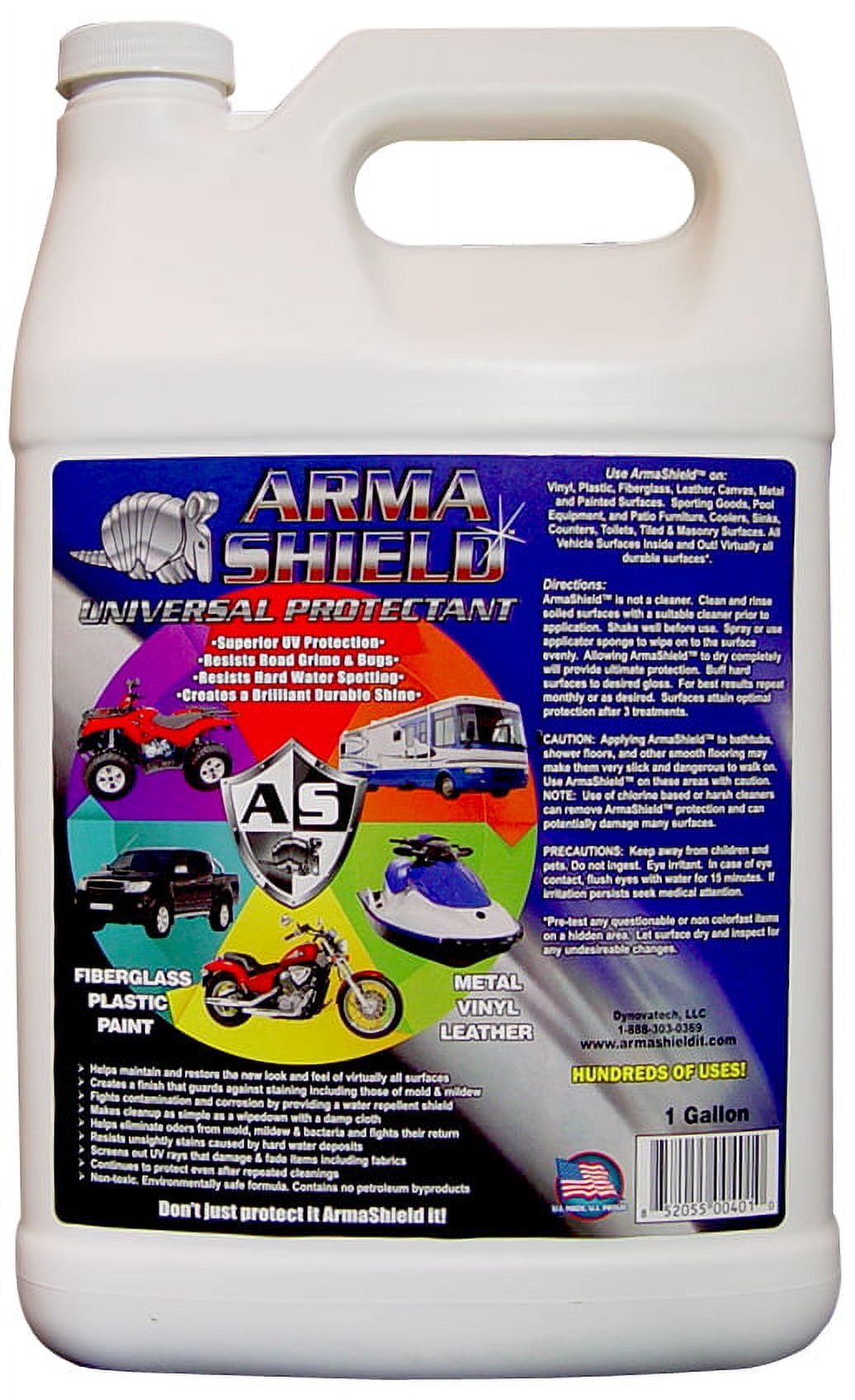 ArmaShield Universal Protectant 1 Gallon Refill | Resists UV, Road ...