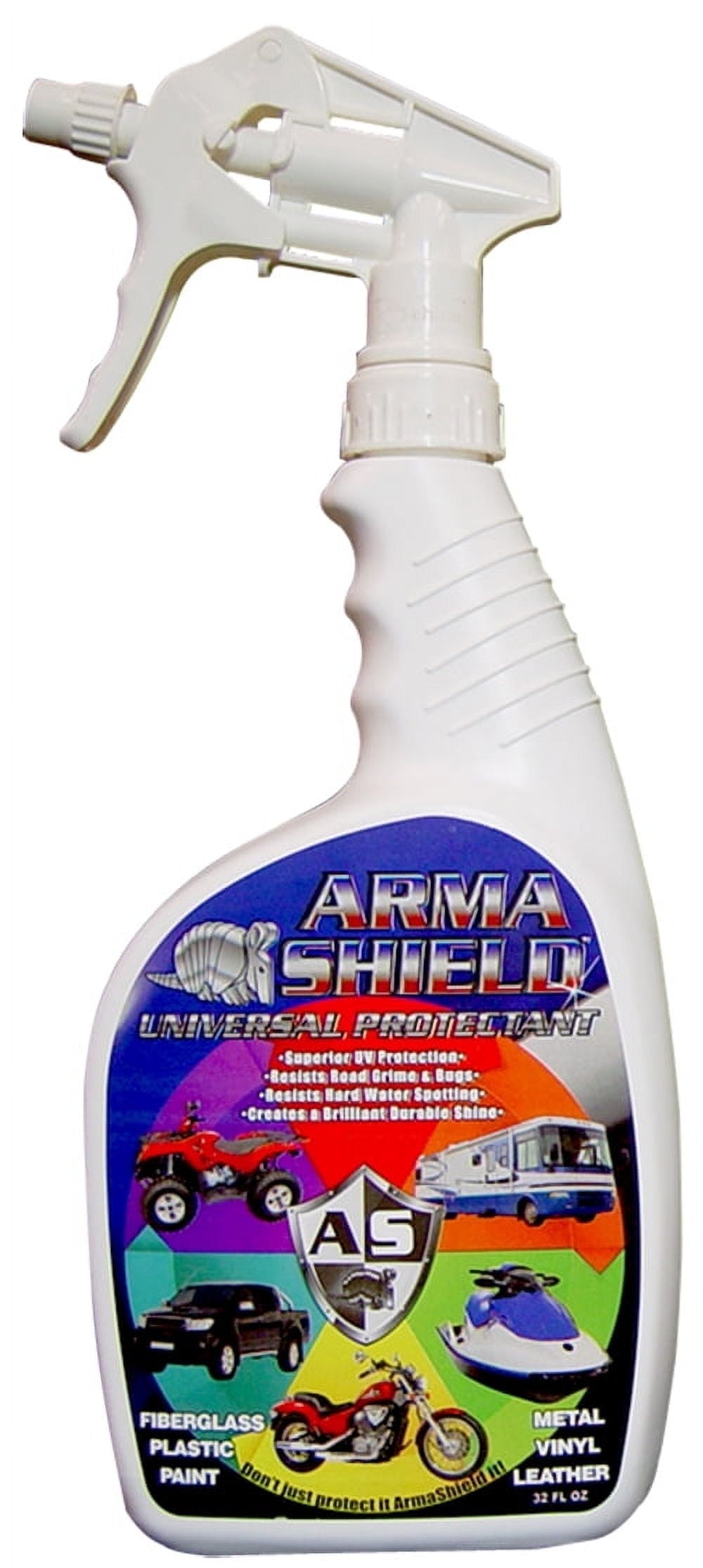 ArmaShield Universal Protectant Spray, Resists UV, Road Grime, Bugs ...