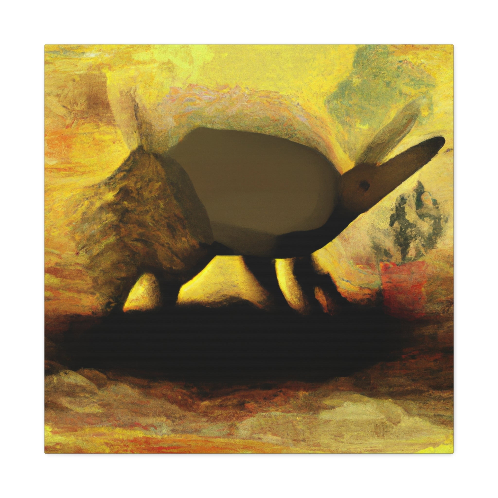 Armadillo Expressionism Play - Canvas - Walmart.com