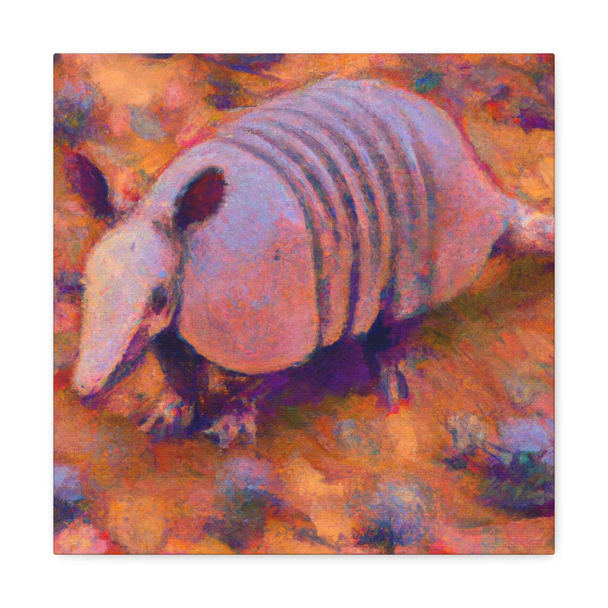 "Armadillo Impressionism" - Canvas - Walmart.com