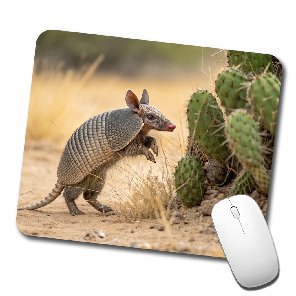 Armadillo In Desert Mouse Pad Low Profile Gaming Mat - Walmart.com