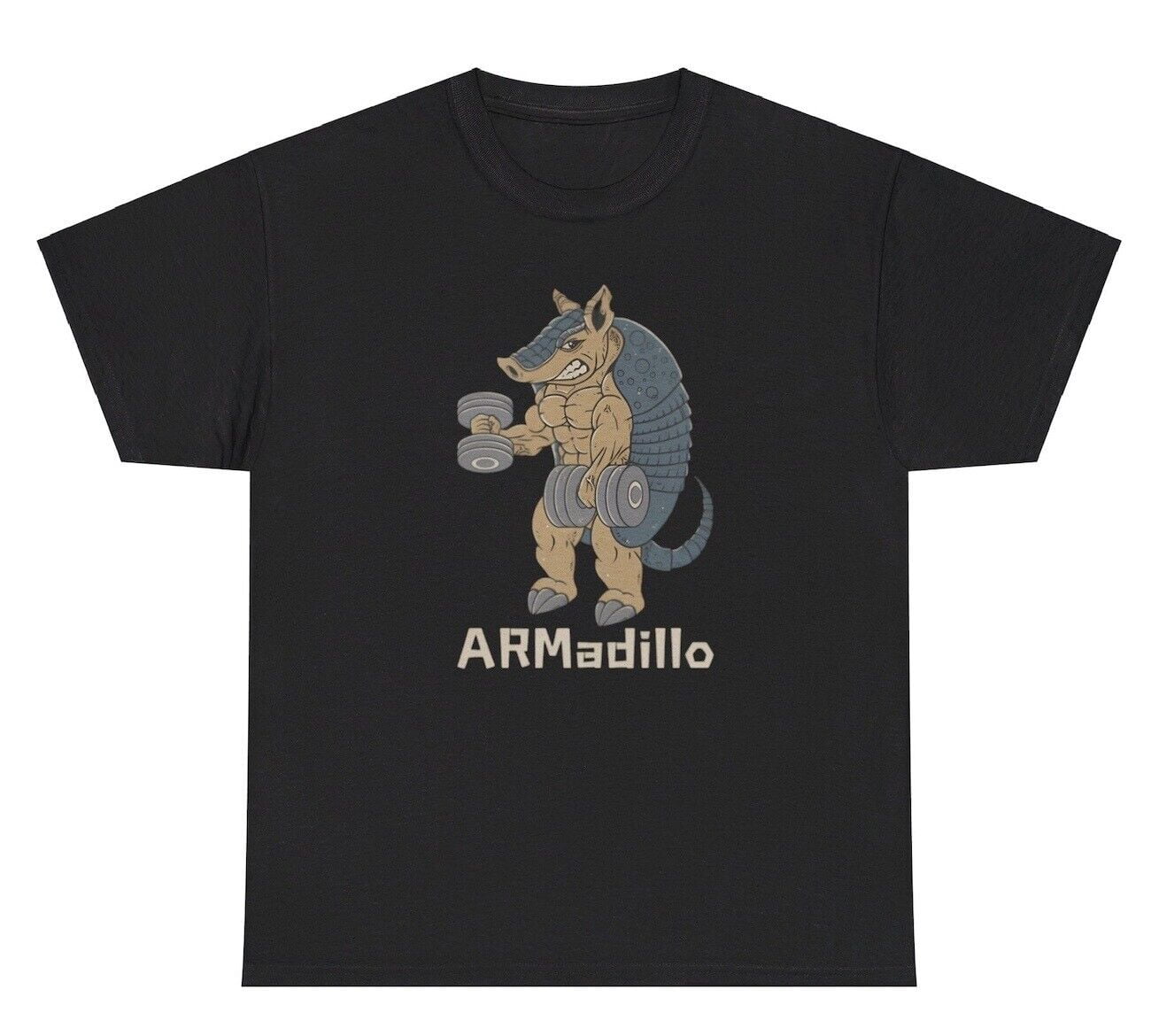Armadillo T Shirt Funny Sayings Arm Day Pun Pump Cover Dank Meme Tee ...