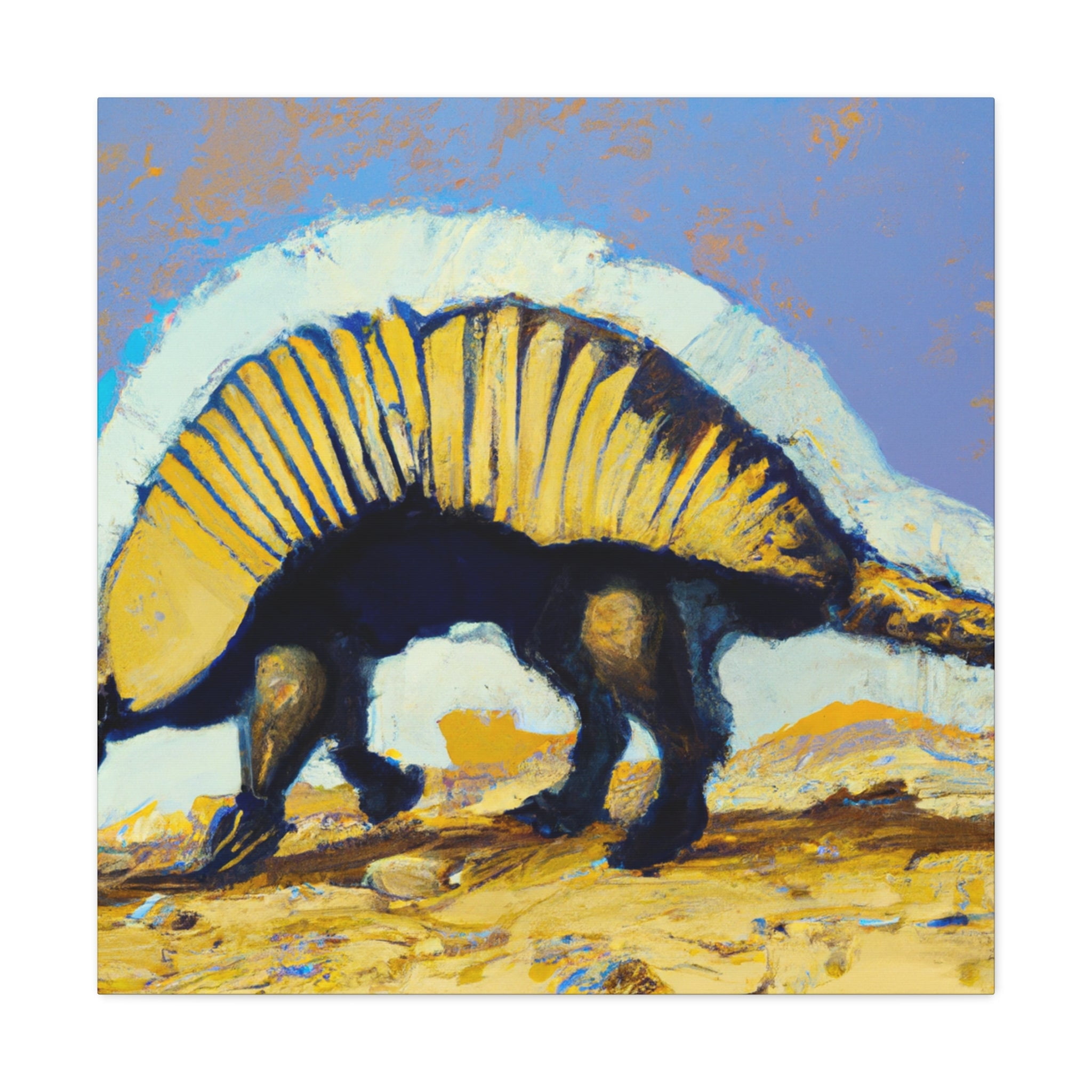 "Armadillo's Post-Impressionism" - Canvas - Walmart.com