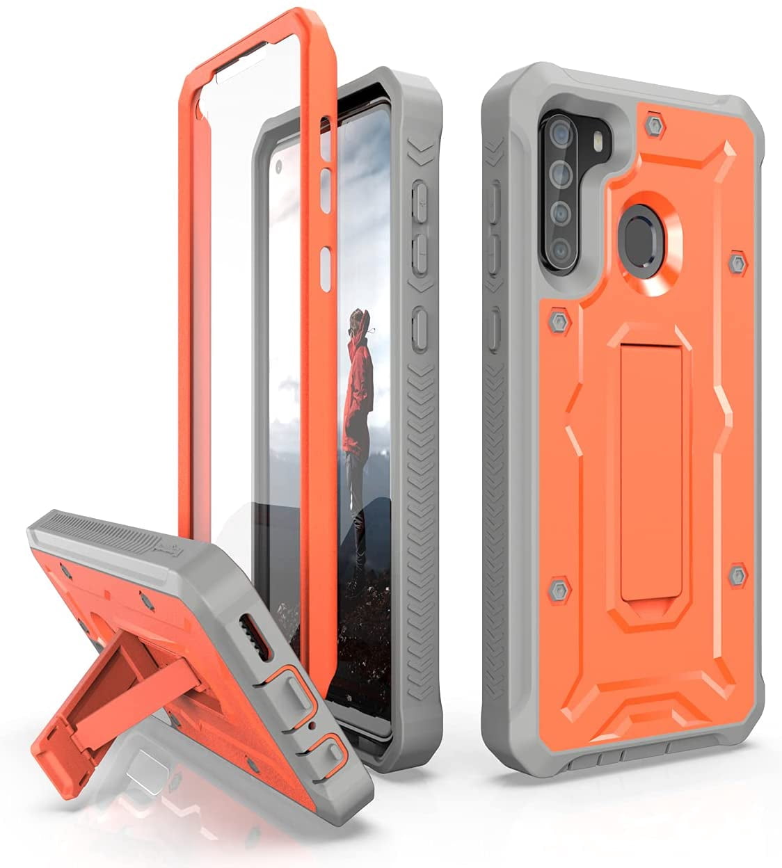 ArmadilloTek Vanguard Compatible with Samsung Galaxy A21 Case Military ...