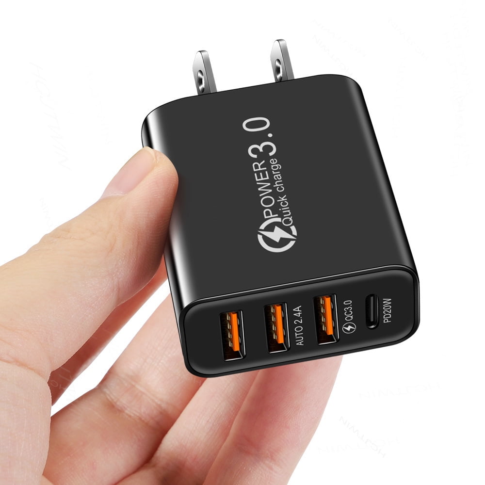 Armadurra 2A 3USB + PD Type-c mobile phone charger multi-interface ...