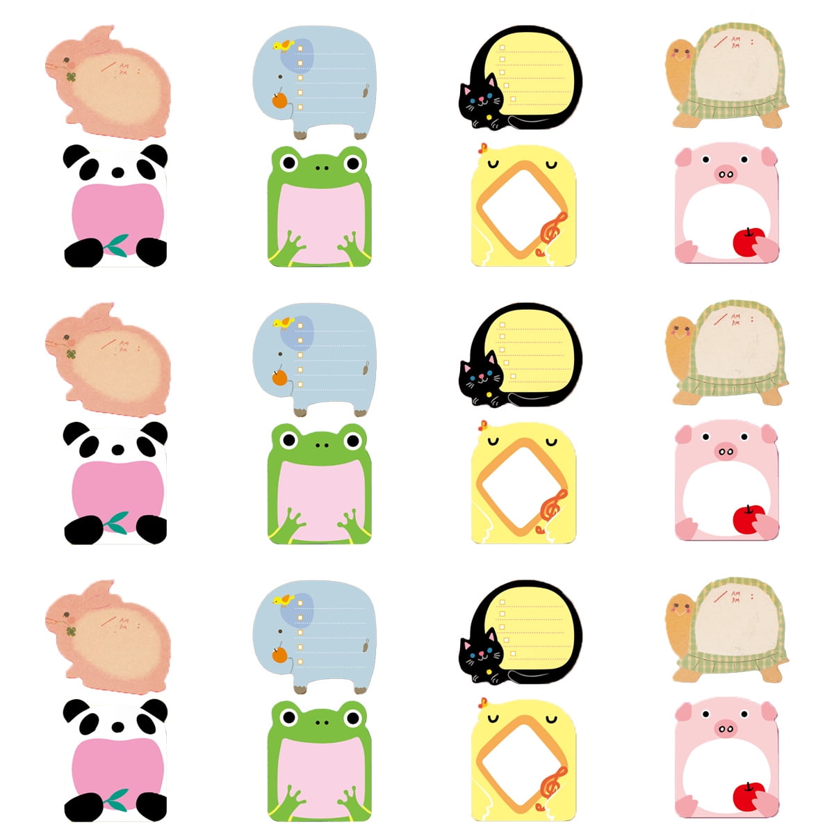 Armadurra Adorable fridge notes for jotting & decorating. Fun Animal ...