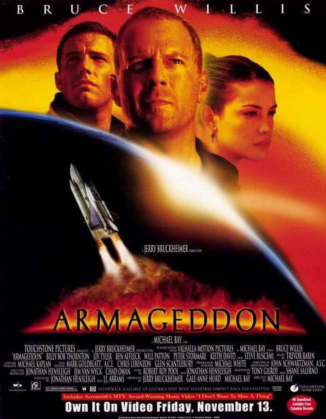 Armageddon Movie POSTER 11" x 17" Style B - Walmart.com
