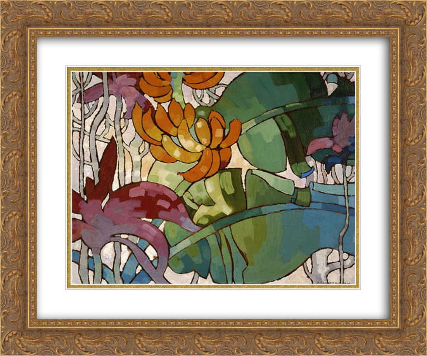 Arman Manookian 2x Matted 24x20 Gold Ornate Framed Art Print 'Hawaiian ...