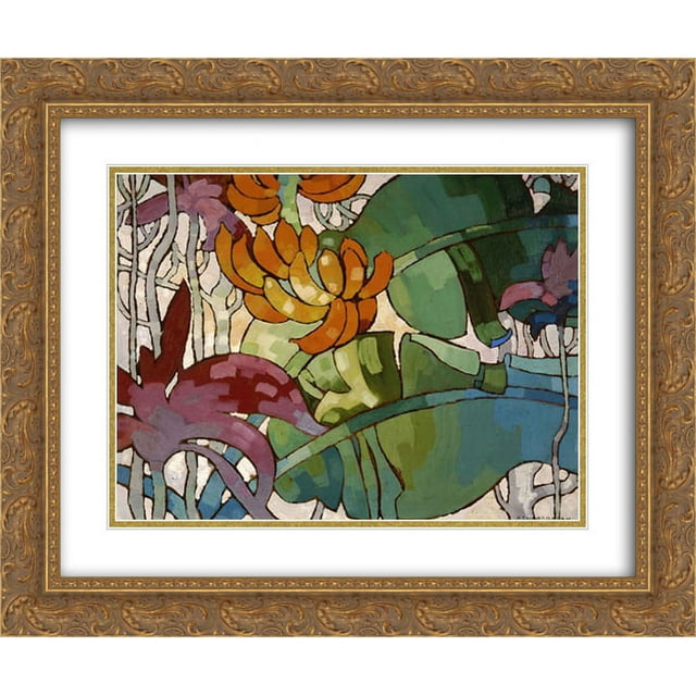 Arman Manookian 2x Matted 24x20 Gold Ornate Framed Art Print 'Hawaiian ...