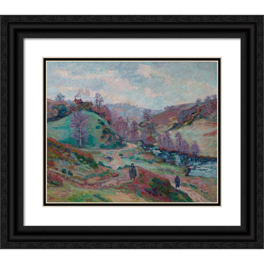 Armand Guillaumin 17x15 Black Ornate Wood Framed Double Matted Museum ...