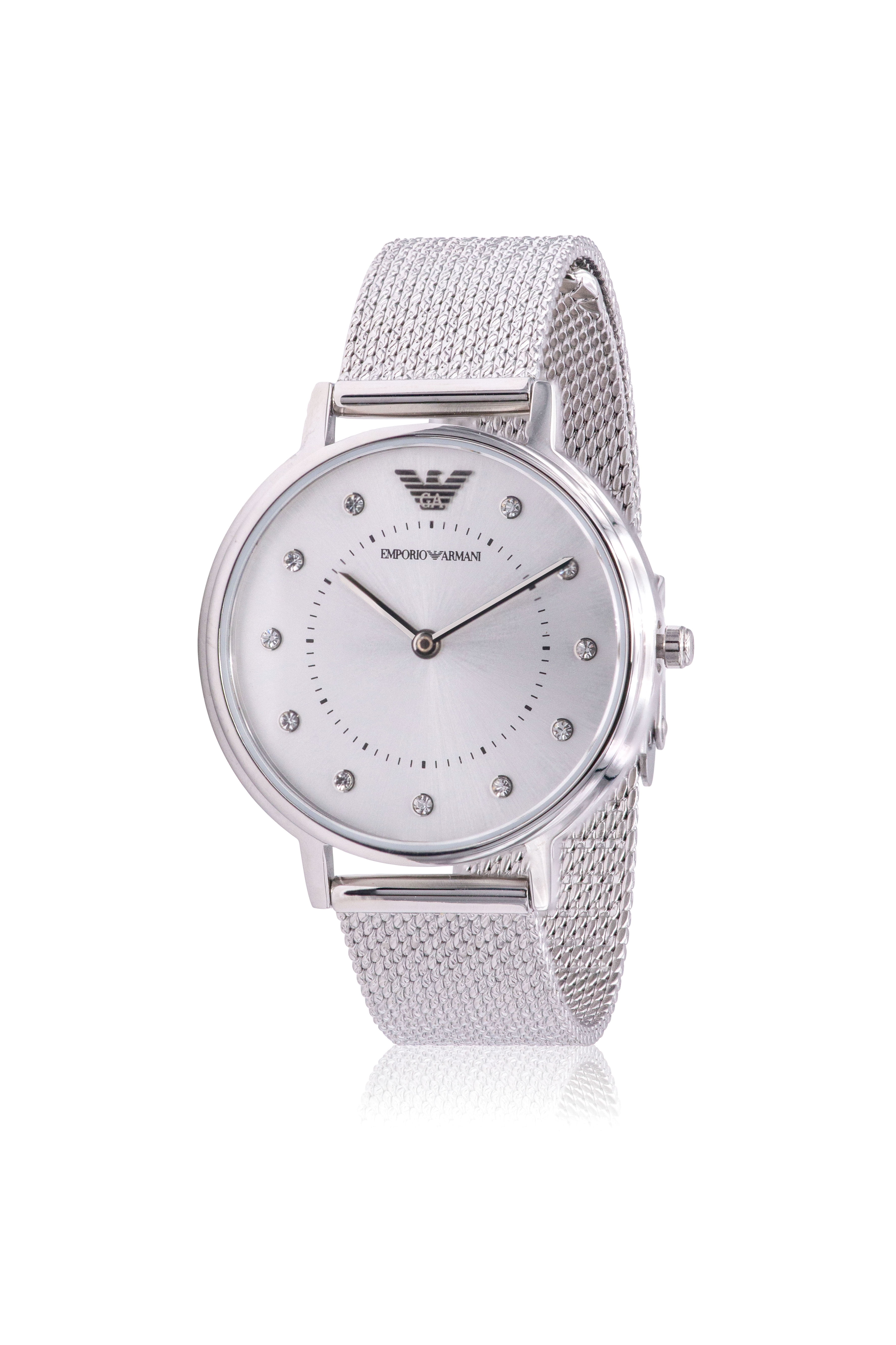 Armani AR11128 Emporio Stainless Steel Ladies Watch - Walmart.com
