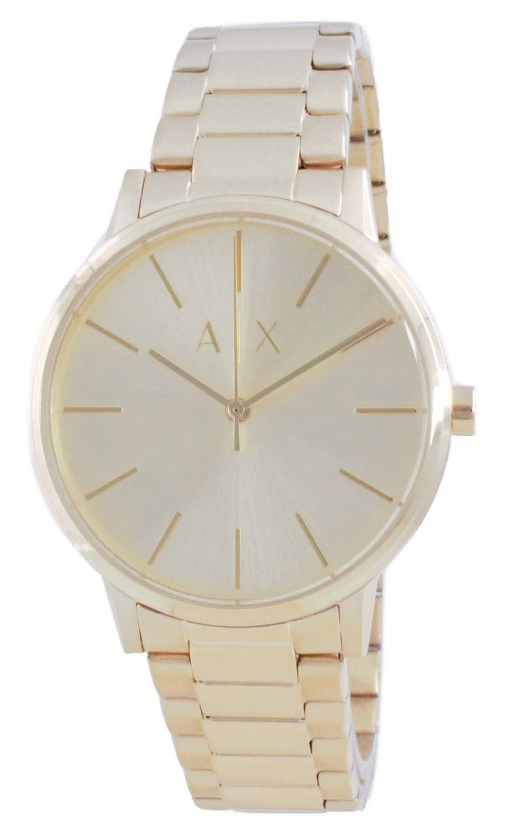 Armani Exchange Cayde Gold Tone Stainless Steel Quartz AX2707 Men's ...