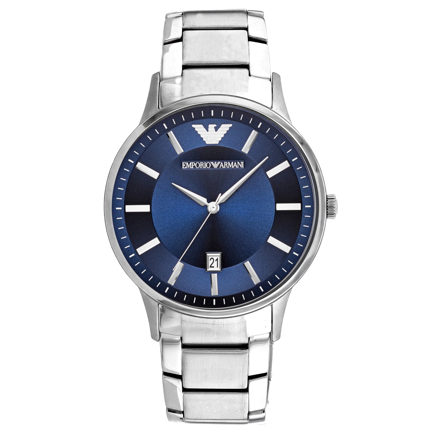 Armani Men's Classic Blue Dial Watch - AR11180 - Walmart.com