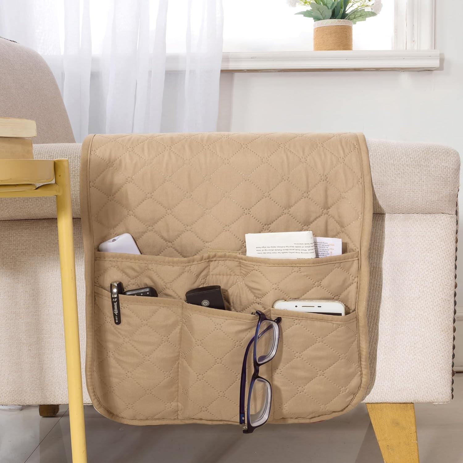 Armchair Caddy for Couch Remote Control Holder Non-slip Waterproof Sofa ...