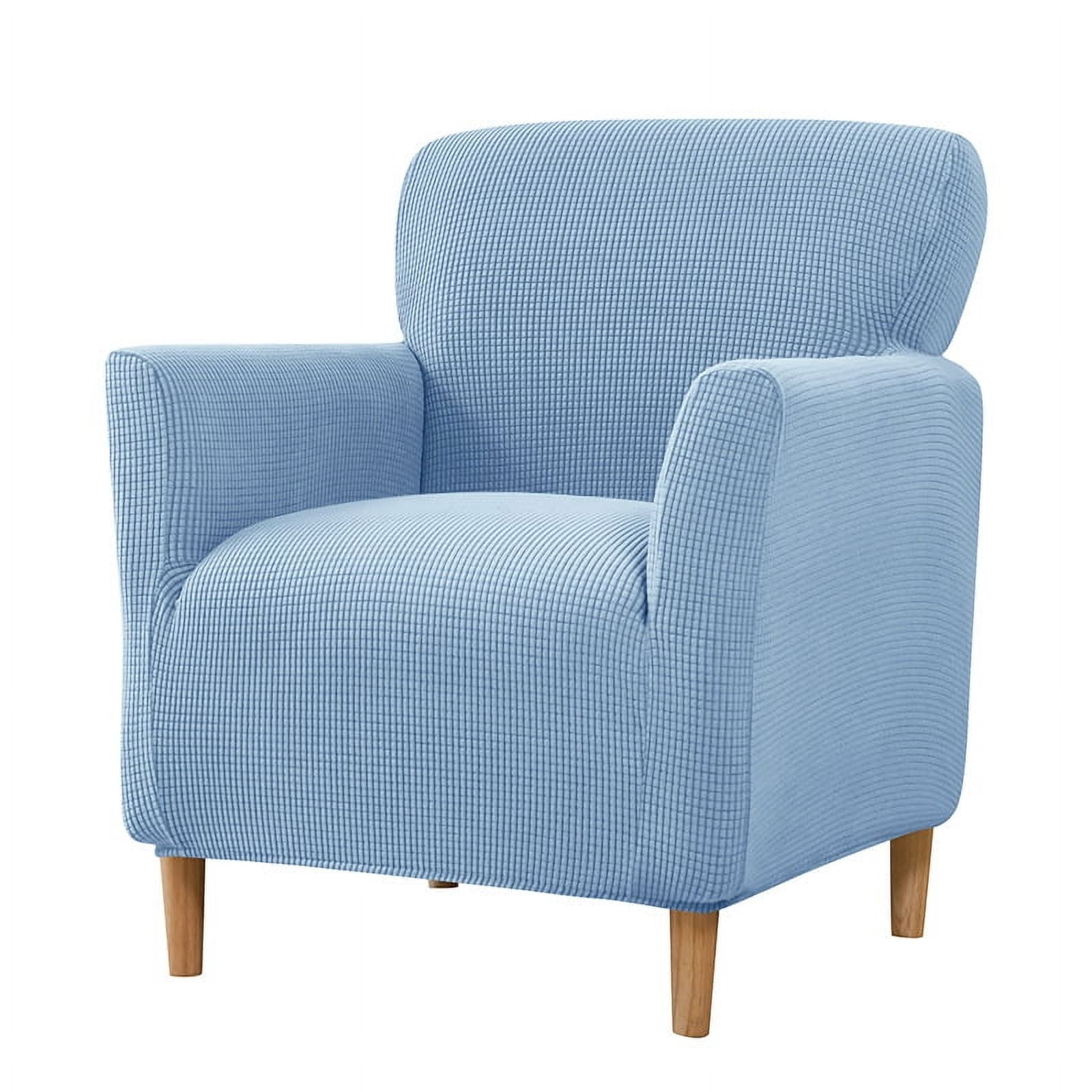 Armchair Covers Soft Jacquard Chair Slipcover with Arms Furniture ...