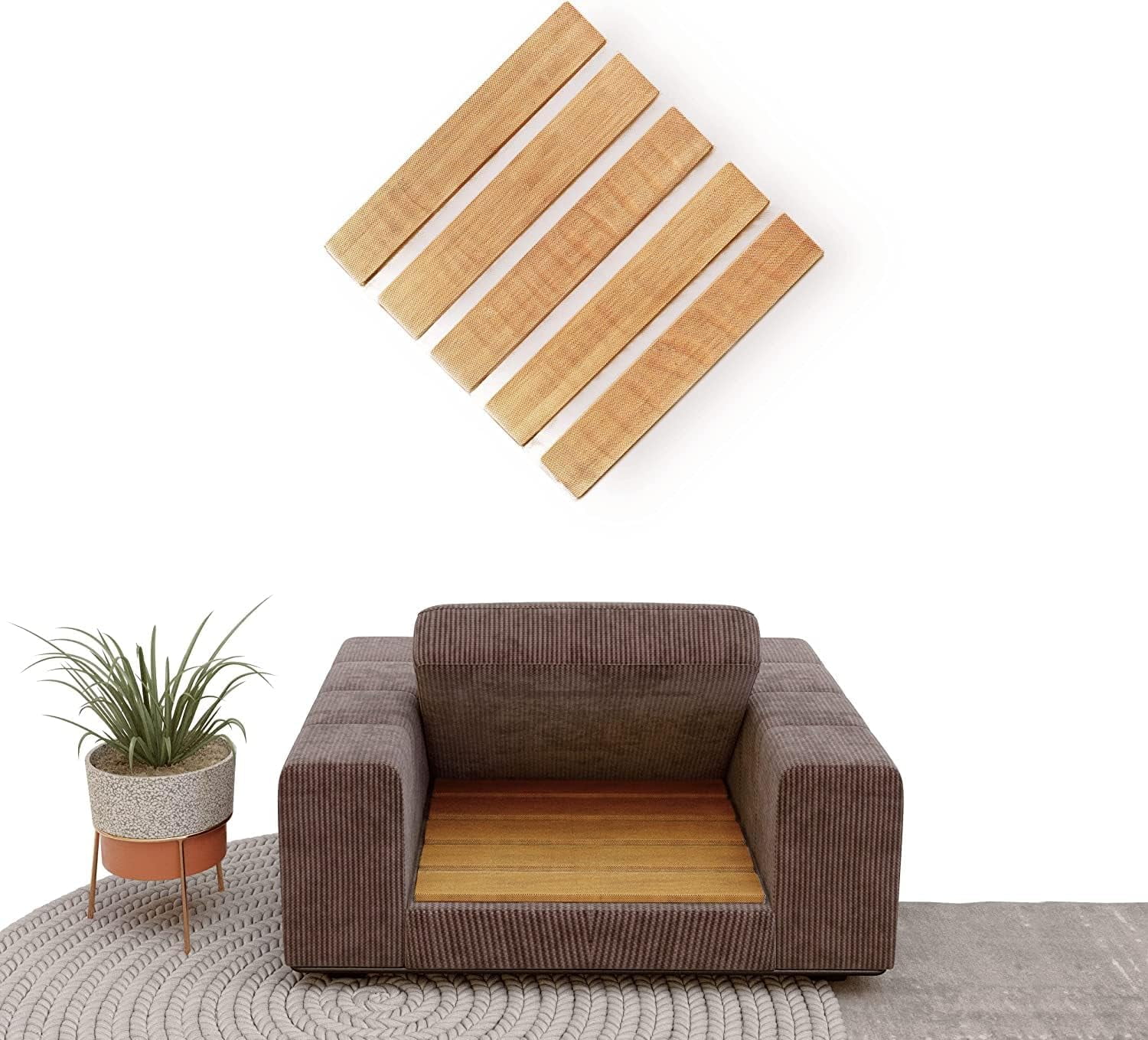 Armchair Cushion Support for Sagging Seat [ 21 x 22], Chair Saver, Sag ...